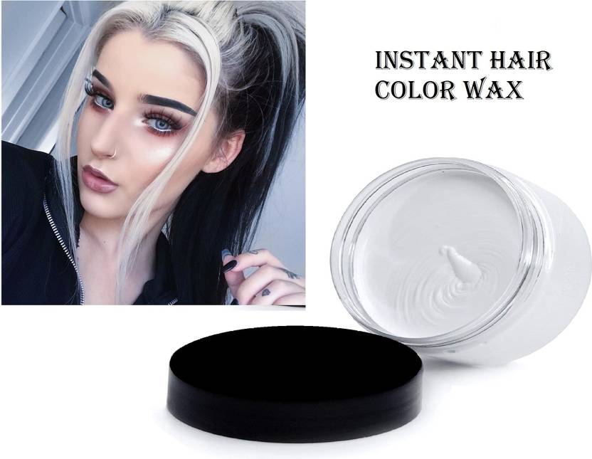 GFSU Instant Hairstyle Temporary White Hair Color Wax , WHITE - Price ...