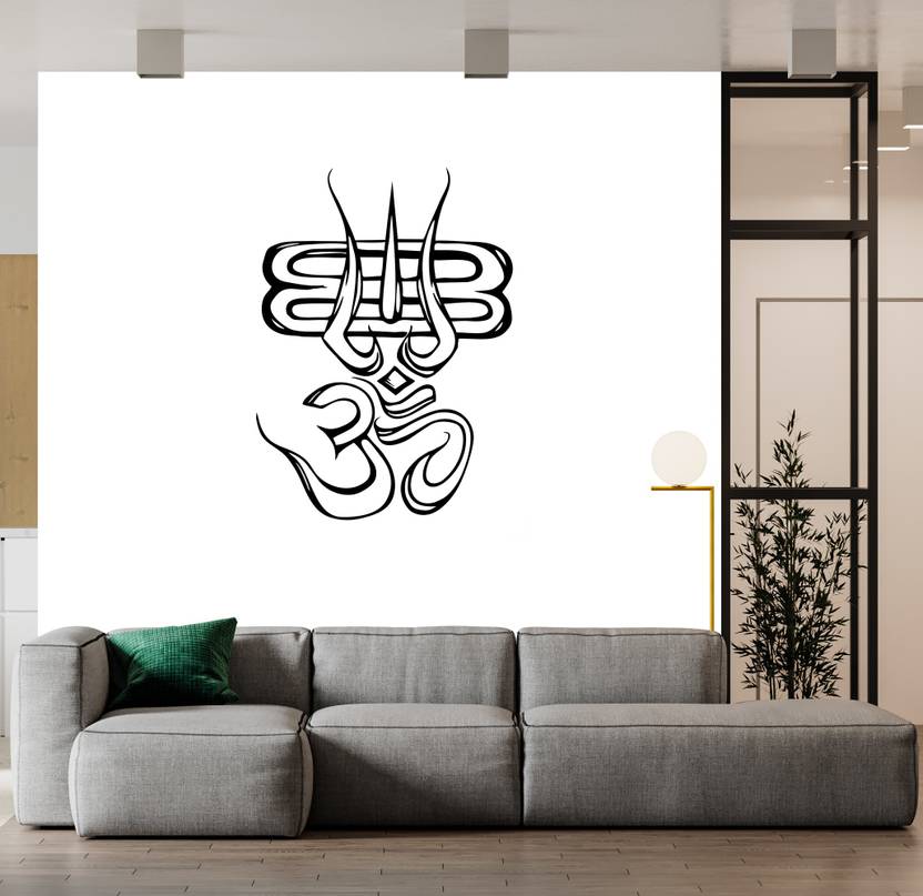 wallpics 60 cm Mahadev | Lord Shiva Self Adhesive Decorative Wall ...