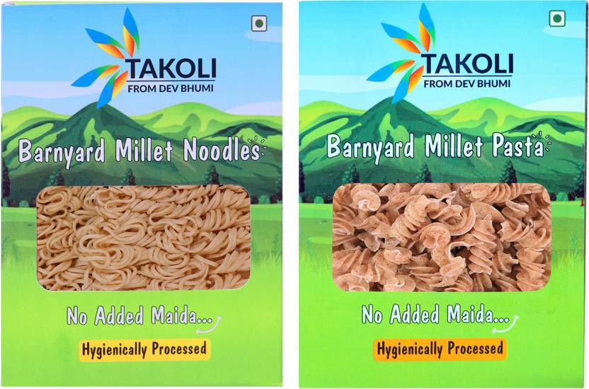 Takoli Barnyard Millet Instant Noodles (175g) & Barnyard Millet Pasta ...