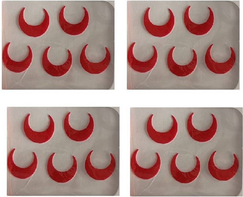 ONLINE JUNCTION OJ Big Size Chandrakor Maharashtrian Koli Bindi Red ...