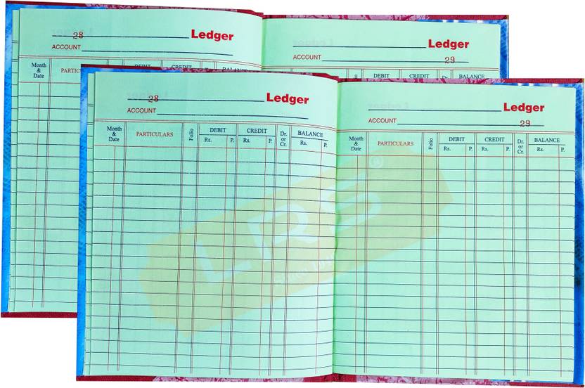 LRS Ledger Account Book Short Size - 21 * 17 cm - 80 GSM Ledger Paper ...
