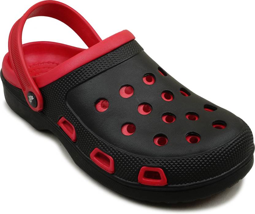SFR Men Black, Red Clogs - Buy SFR Men Black, Red Clogs Online at Best ...