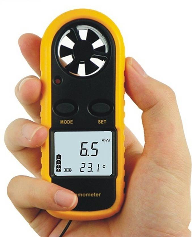 Real Instruments GM816 Portable Anemometer Thermometer Air Wind Flow ...