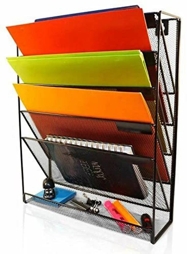 Flipkart.com | Cpixen 5 Compartments Metal File Sorter Paper Letter ...