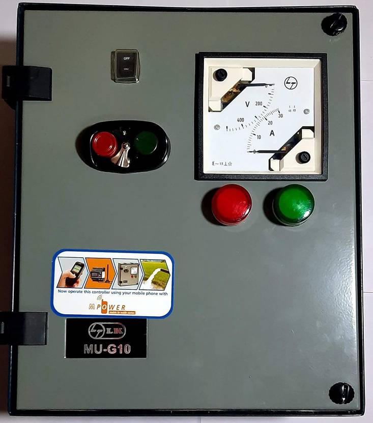 L&T SWITCHGEAR MU-G10 DOL Starter For 10HP/7.5KW PUMP with Range(13-21 ...