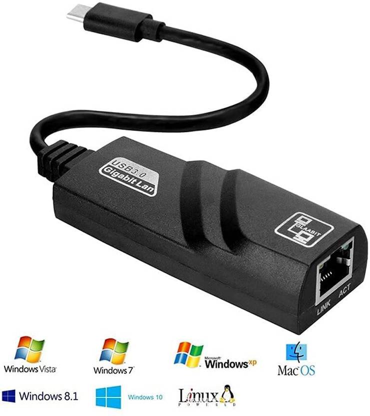 TERABYTE USB 3.0 to Ethernet Adapter Network Wired Cable Gigabit RJ45 ...