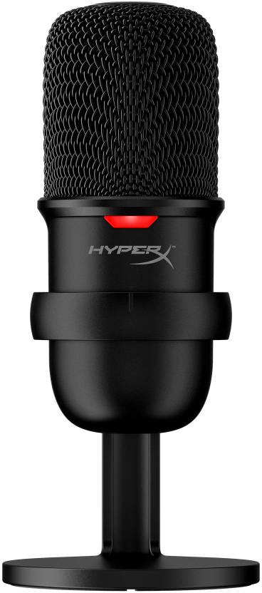 HyperX SoloCast - USB Condenser Gaming Microphone for PC, PS4, , Tap-to ...