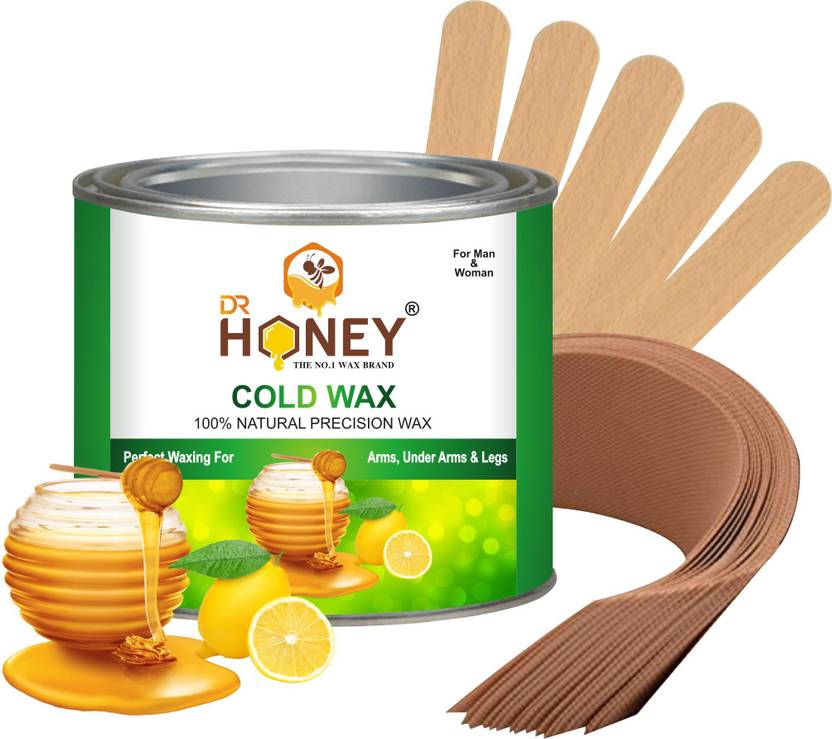 DR.HONEY cold wax 600.73 gram wax smooth and Organic waxing on arms ...