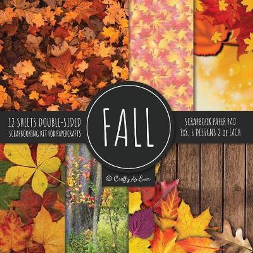 Fall Scrapbook Paper Pad 8x8 Scrapbooking Kit for Papercrafts ...