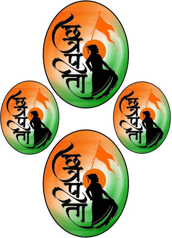 HindK Chhatrapati Shivaji Maharaj stickers for mobile wall school Small ...