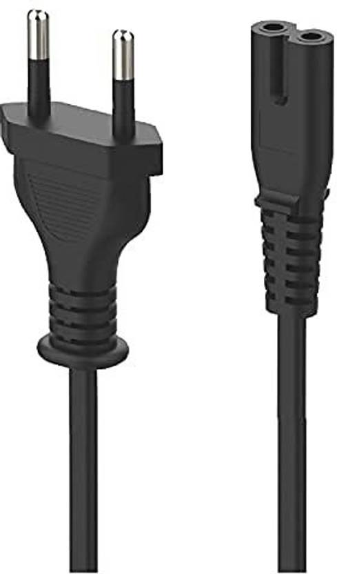 ELECTRO WOLF 2 Pin Universal AC Power Cord 2 Pin Plug Cable for Laptop ...