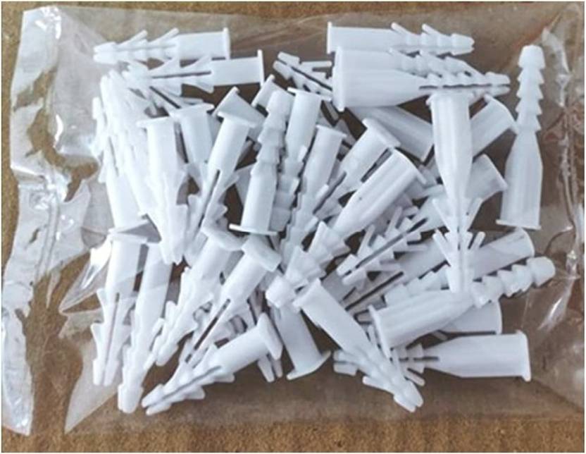 Frantic 35MM Plastic Sleeve Wall Plugs/PVC Sleeve Gitti [PACK OF 100 ...