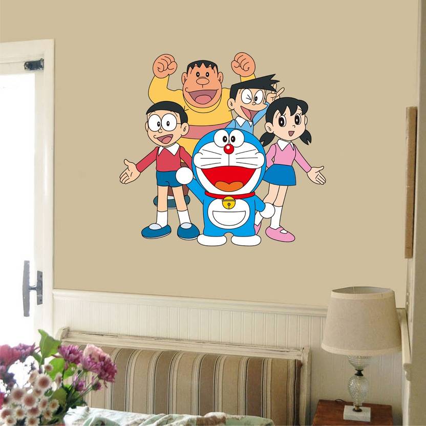 Devil designs 55 cm Wall Decals ' doraemon shizuka ' Wall Stickers (PVC ...