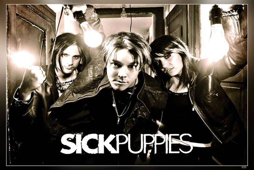 Sick Puppies Rock Band Emma Anzai Mark Goodwin Bryan Scott Shimon Moore ...
