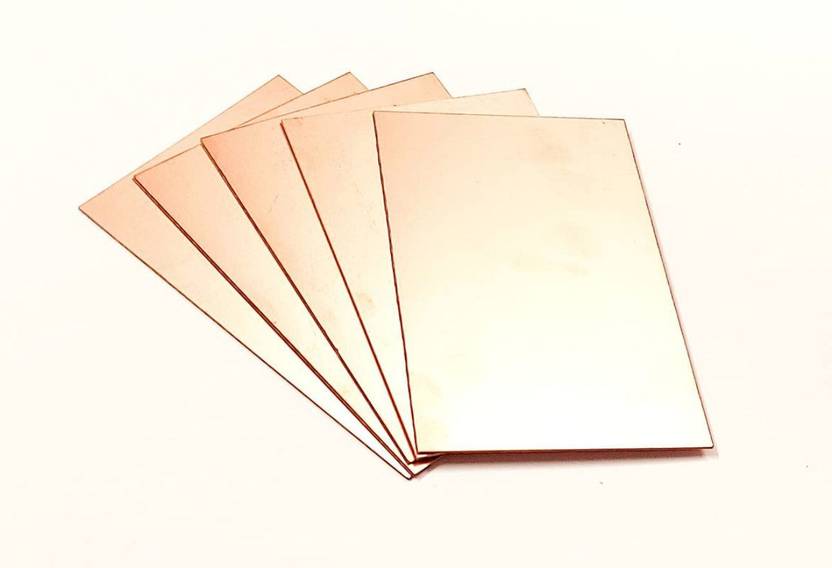 ERHIndia (Pack of 5) Copper Clad Board for PCB board Single Sided for ...