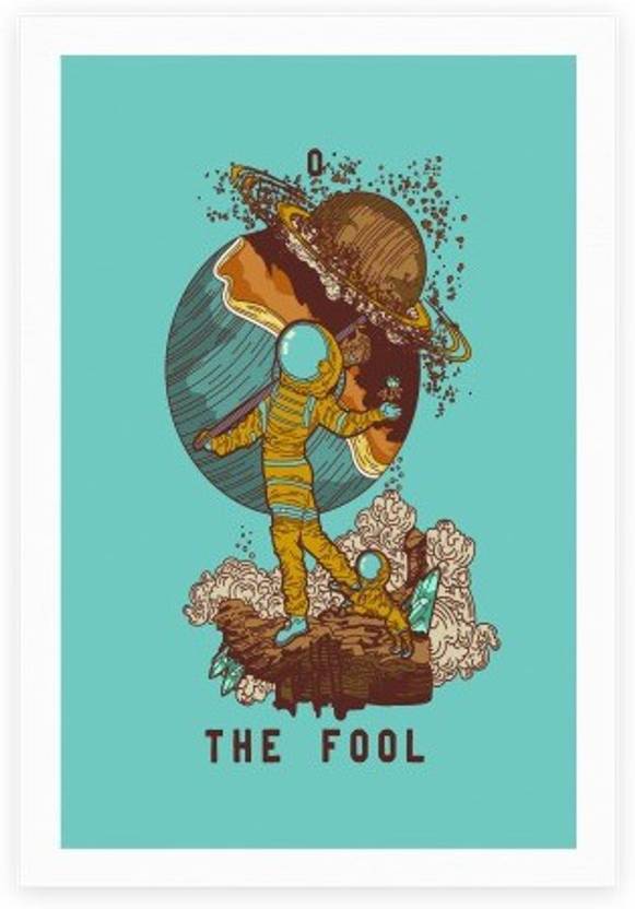 The Fool in Space Room, Office, Wall Decor, Poster Wallpaper Paper ...