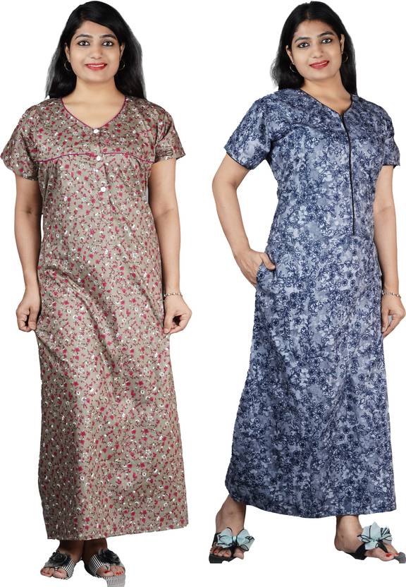 INDIAN CRAFT CASTLE Women Nighty - Buy INDIAN CRAFT CASTLE Women Nighty ...