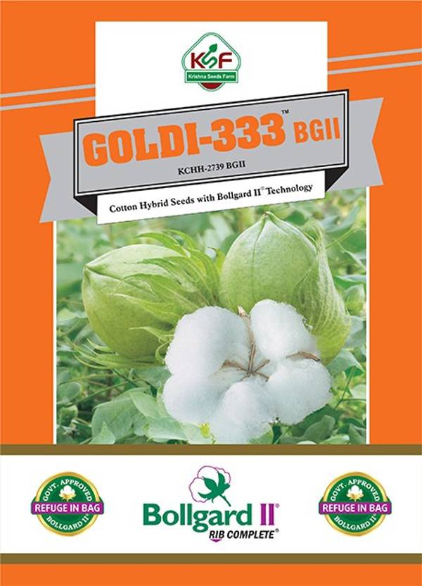 KSF KRISHNA SEEDS FARM Goldi 333 Cotton Seeds, Goldi 333, Goldi 333 Cotton Seeds Seed Price in ...