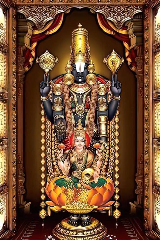 wallpics God Tirupati Balaji hindu Religious Vinyl Sticker Medium Price ...