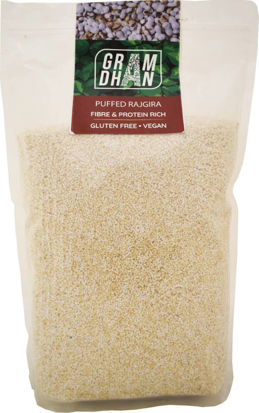 GRAMDHAN Organic Puffed Amaranth/ Rajgira 1kg|Ramdana |Gluten Free|Used ...