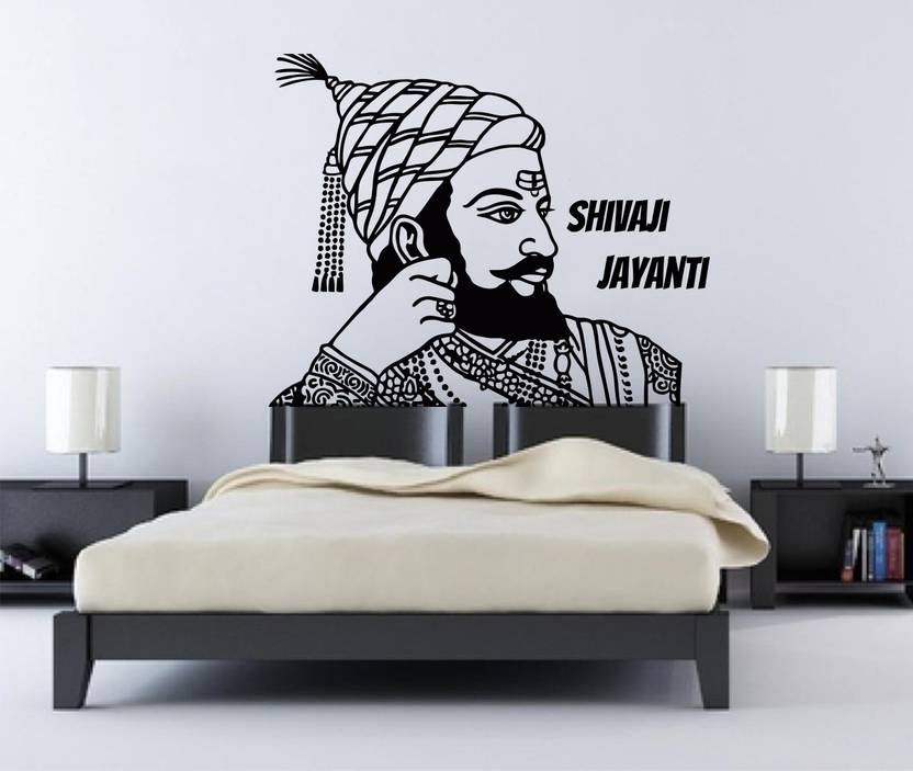 Divine studio 132 cm Chhatrapati Shivaji Maharaj Decal Self Adhesive ...