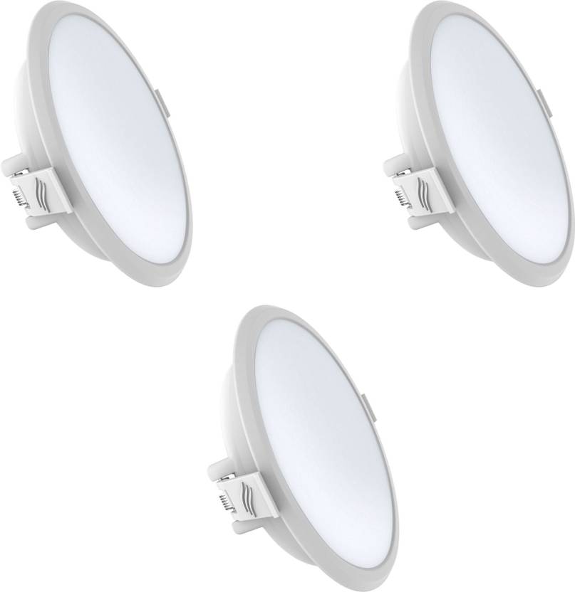 Fybros 22 Watt 200mm Cut Size Warm White Cube LED Panel Light 22w Round ...