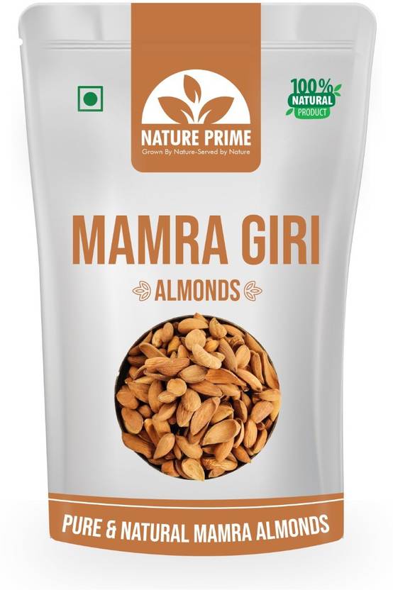 Nature Prime Mamra giri (asal mamra)500 G Almonds Price in India - Buy ...