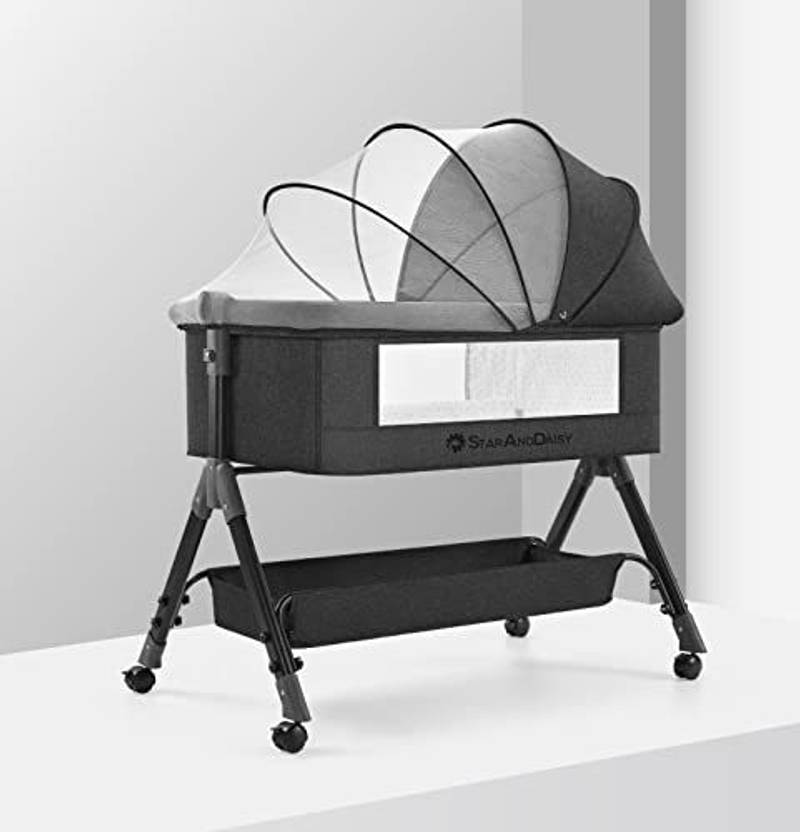 StarAndDaisy 3-in-1 Baby Crib & Bassinet/Cradle for baby/newborn with ...