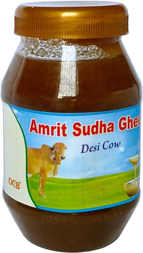 OCB Amrit Sudha Ghee Indian A2 Cow Ghee 100% Pure Ghee 250 g Plastic ...