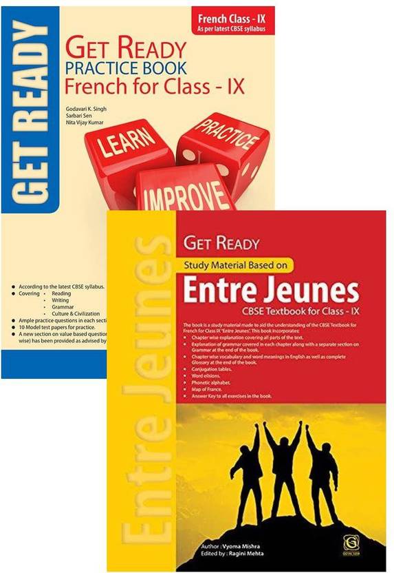 Get Ready Practice Book French Class 9 +Topper’S Handbook Entre Jeunes ...