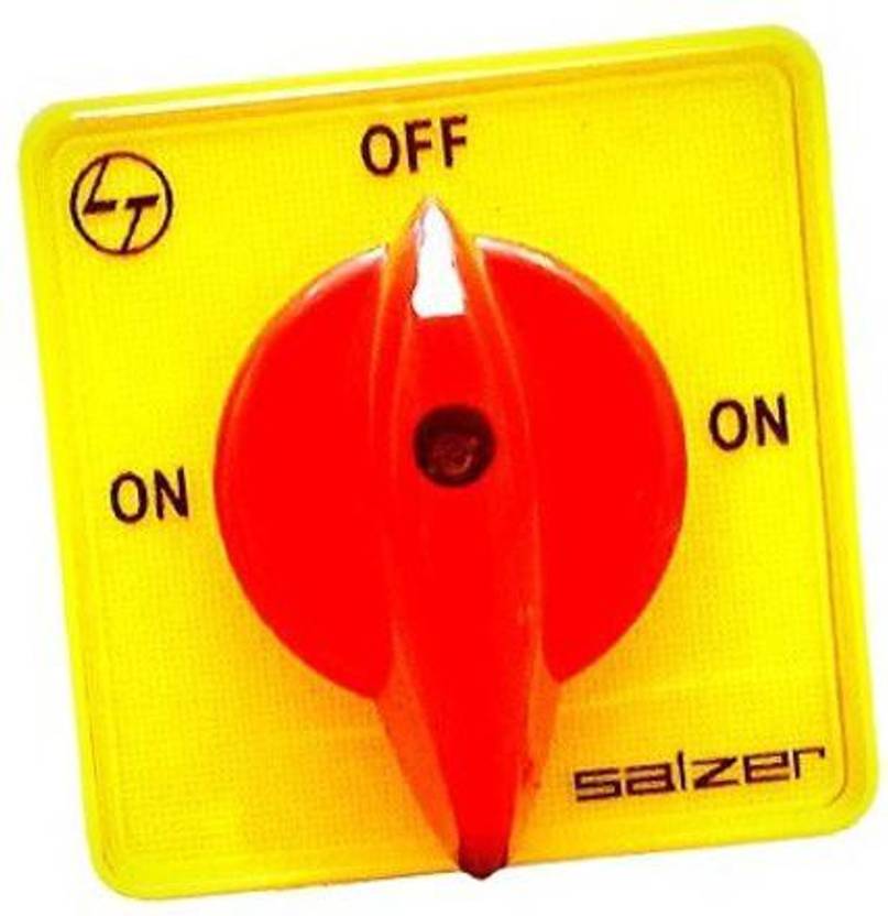 Salzer (L&T) 16A 61195 Cam Operated Rotary Switch S16 B13, 1 Pole ON ...