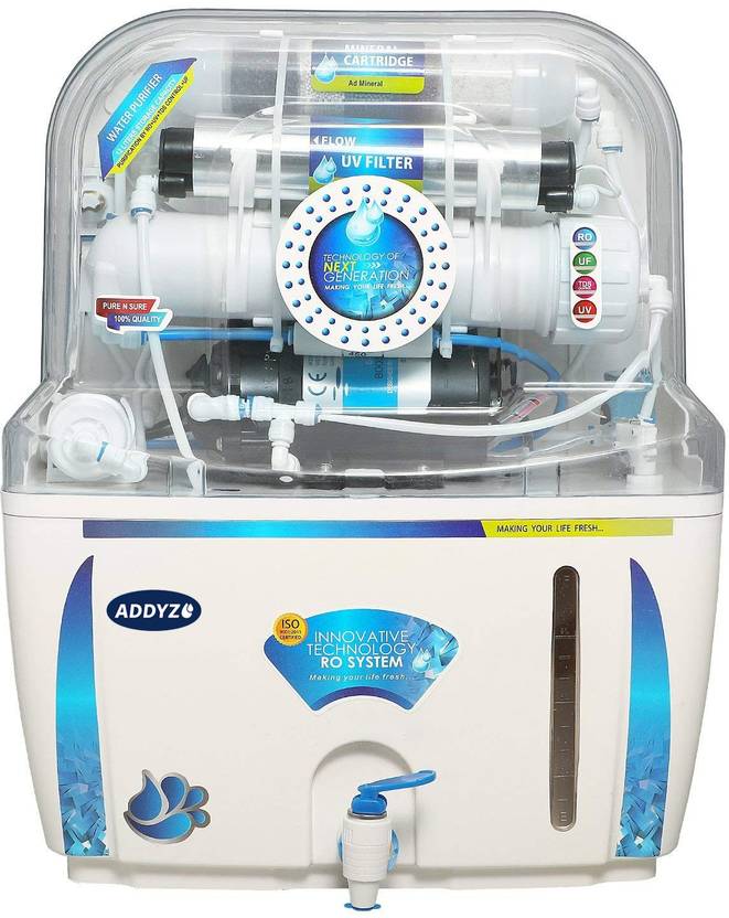 Addyz 12 Stage RO Water Purifier RO+UV+UF+TDS Controller & Mineral ...
