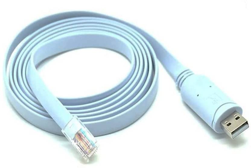 All mobile solution Ethernet Cable 1.8 m USB To Rj45 Console Cable ...