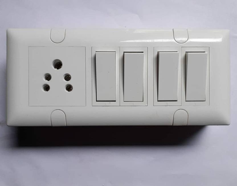 supriya Switch Socket Combined Box (Modular) SIZE-6M | ONLY for Wall ...