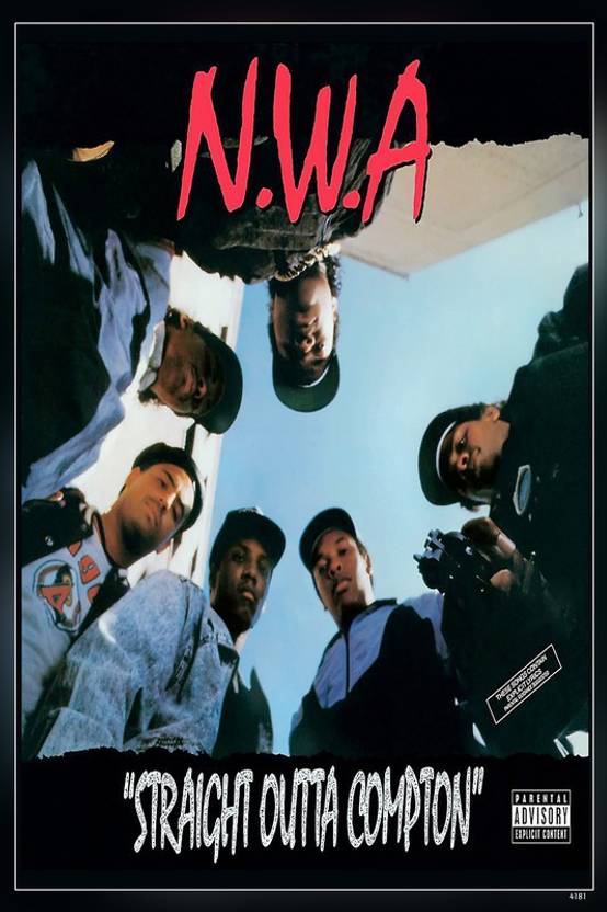 Movie Nwa: Straight Outta Compton Music 1988 Album Cover Matte Finish ...