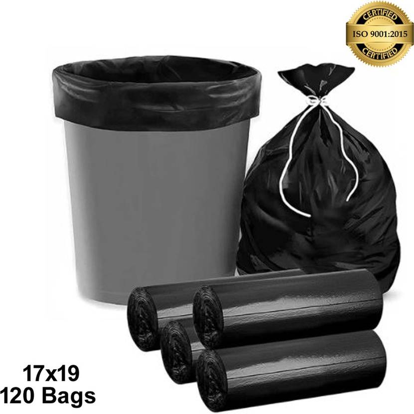 GARBEX Black Garbage bags / Dustbin bags Size - Small 15 L Garbage Bag ...