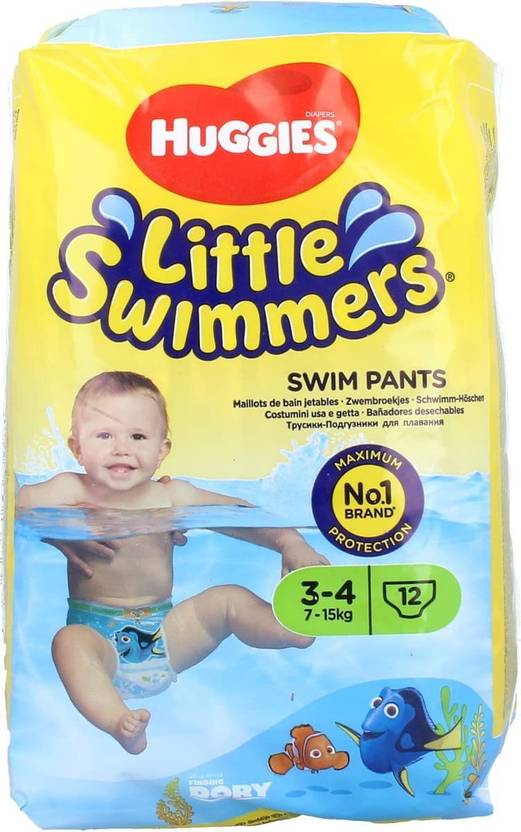 Huggies Little Swimmers, Size 3-4 (07-15 Kg), Dory Themed, Swim Pant ...