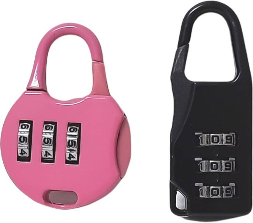 kistapo 4 Digit Number Combination Travel Luggage Password Lock (Pack ...