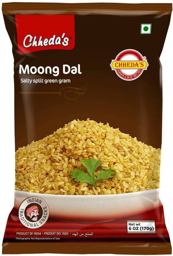 Chheda's - Moong Dal - Chatpata Dal Namkeen - Masala Snacks - 170gm ...