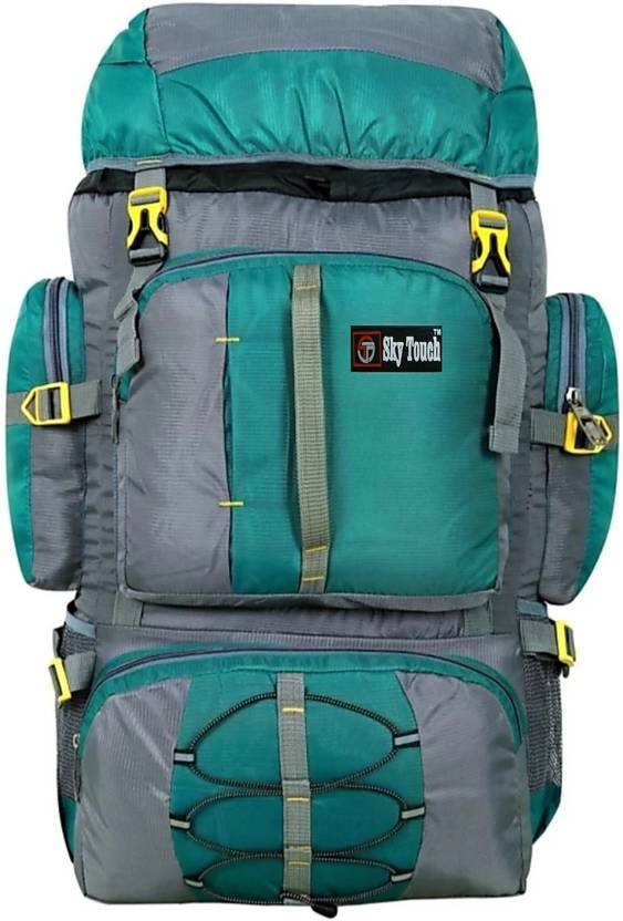 Sky Touch 70L JUMBO RUCKSACK HIKING TRAVEL BAG PACK WATERPROOF OUTDOOR ...