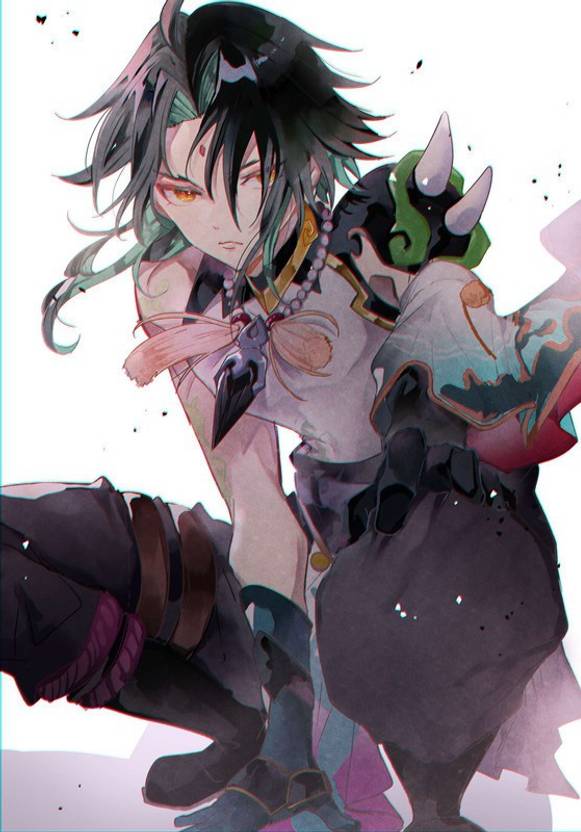 Xiao Genshin Impact Matte Finish Poster Paper Print - Animation ...