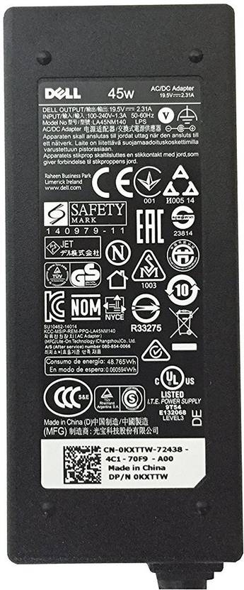 DELL KXTTW 45 W Adapter - DELL : Flipkart.com
