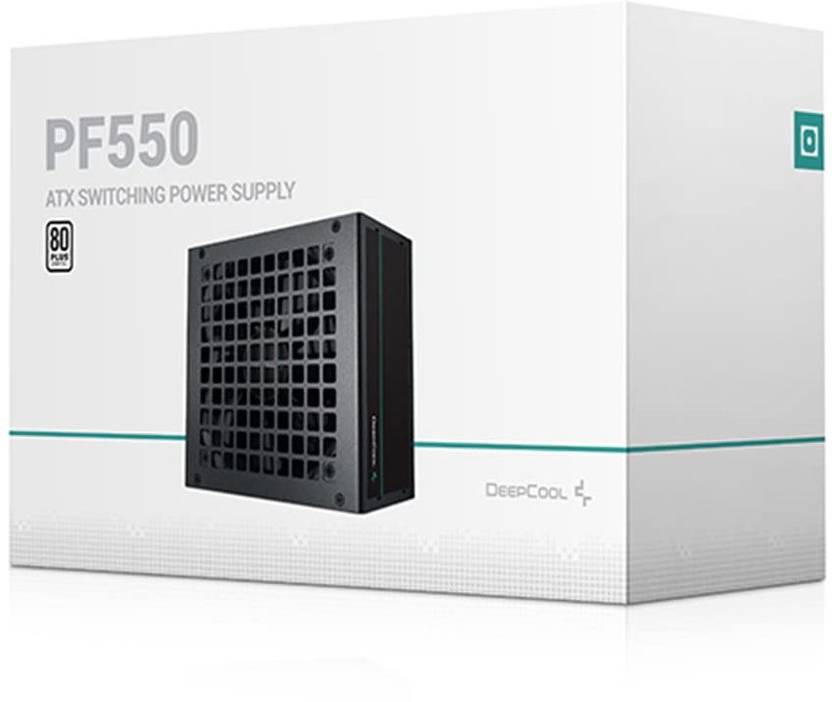 Deepcool PF550 (R-PF550D-HA0B) 80 Plus Standard for Gaming PC 550 Watts ...