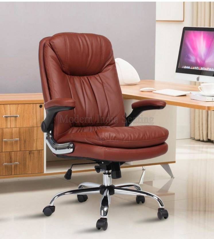 Modern India Seating Leather Office Adjustable Arm Chair Price in India ...