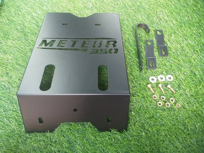 AXWee Meteor Engine Plate Black For Royal Enfield Meteor , Meteor 350 ...