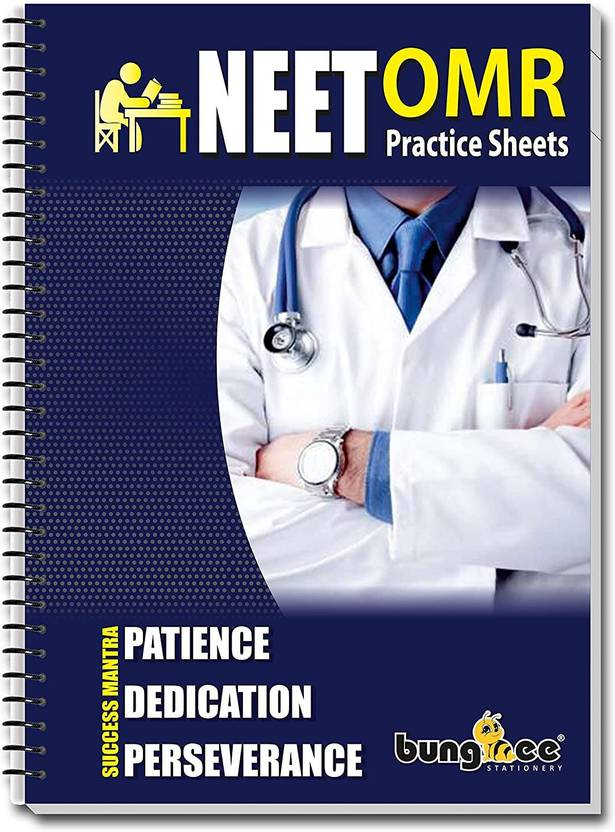 Bungbee OMR Sheets for NEET Practice 2021, 200 MCQ-Set of 1 Spiral ...