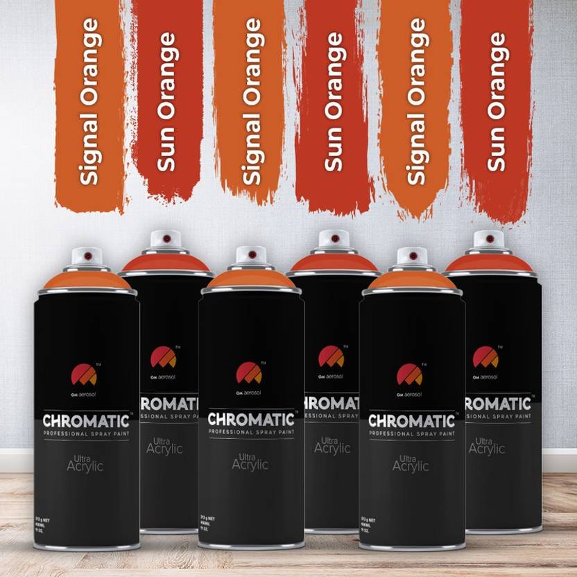 Chromatic Signal Orange & Sun Orange. Spray Paint 400 ml Price in India ...