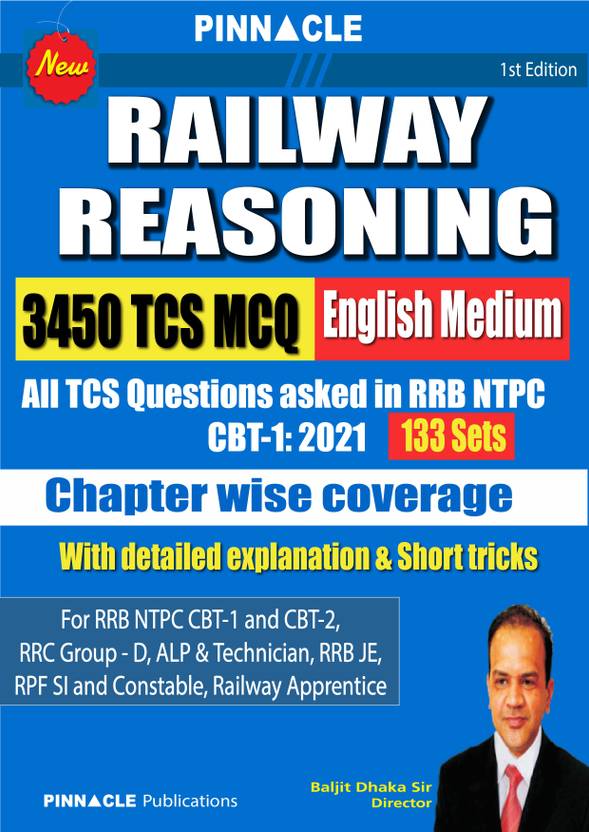 Railway Reasoning Chapter Wise Book I English Medium: Buy Railway ...
