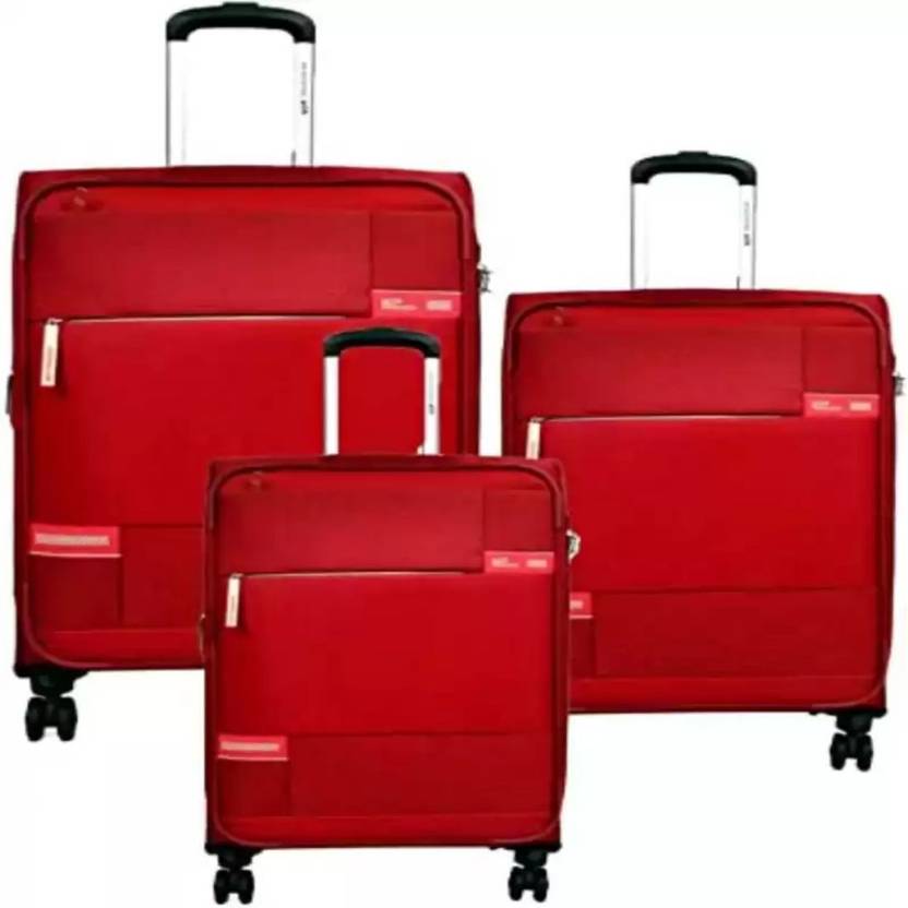 vip industries Soft Body Set of 3 Luggage-Zion NXT 8W|TSA Lock ...
