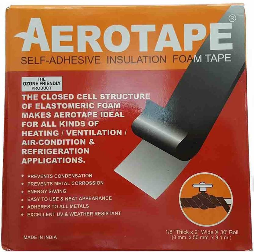 ALP AEROFLEX Aerotape Self Adhesive Insulation Foam Tape 9.1 m Foam ...